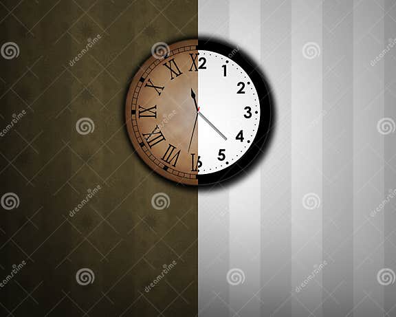 Times change stock illustration. Illustration of stripes - 3727847