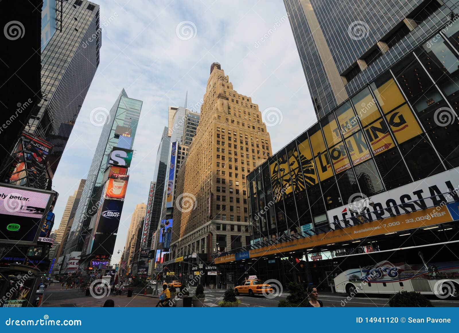 Times Square editorial image. Image of cityscape, morning - 14941120