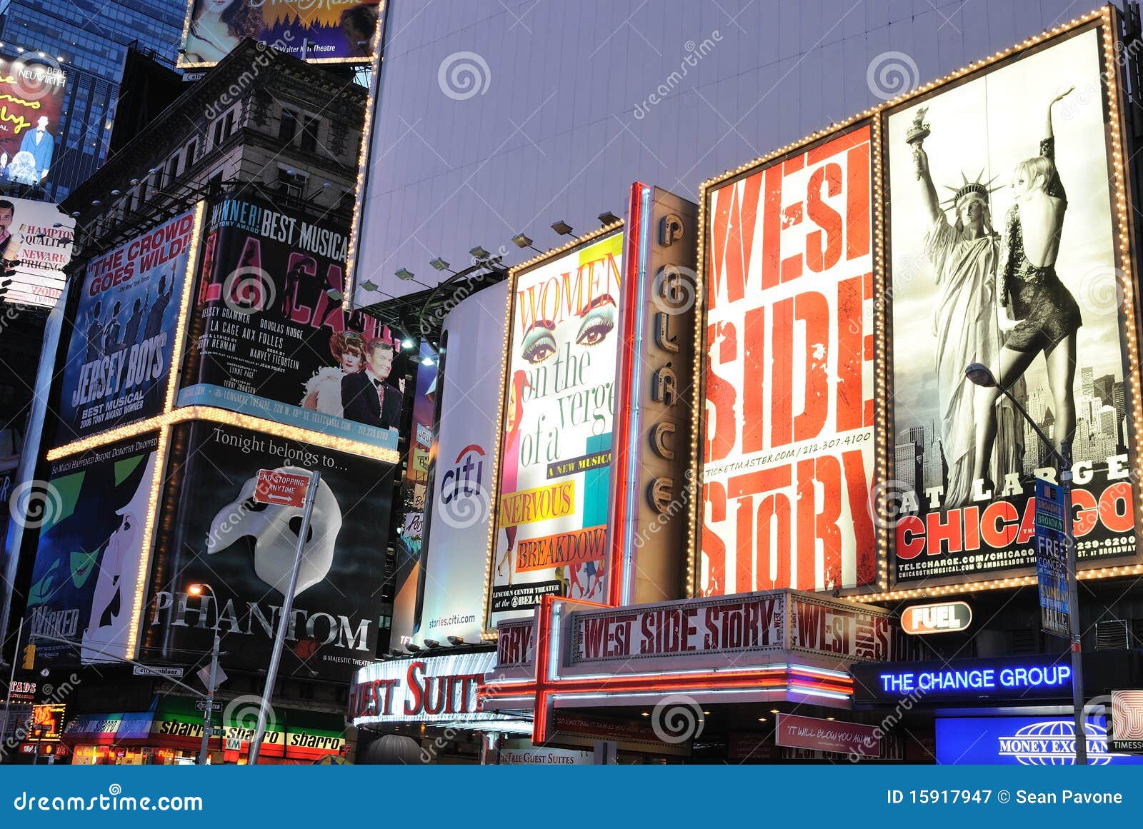 Times Square editorial photography. Image of electronic - 15917947