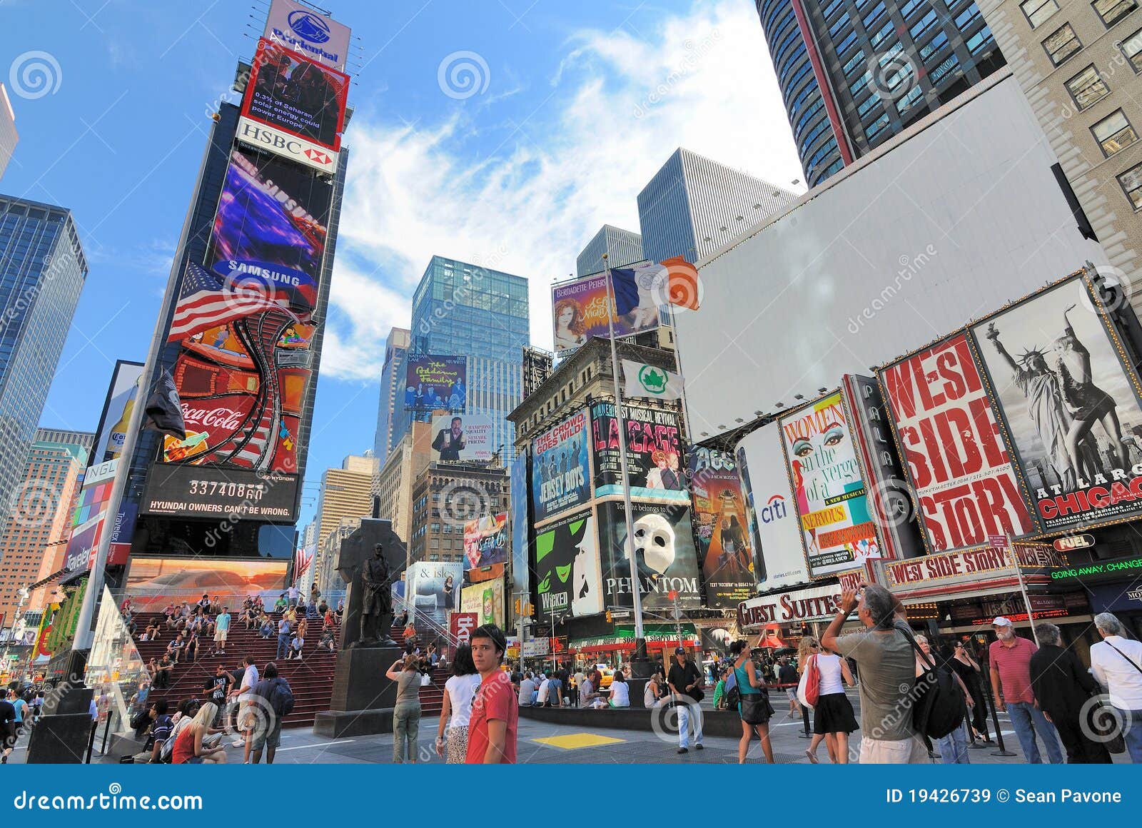 Times Square imagem de stock editorial. Imagem de destino - 19426739