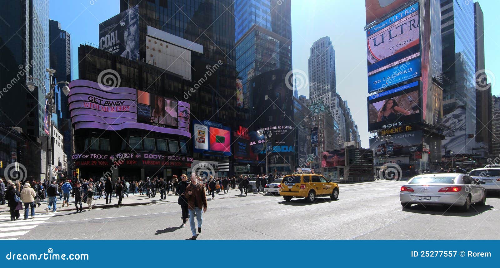 Times Square editorial photography. Image of manhattan - 25277557