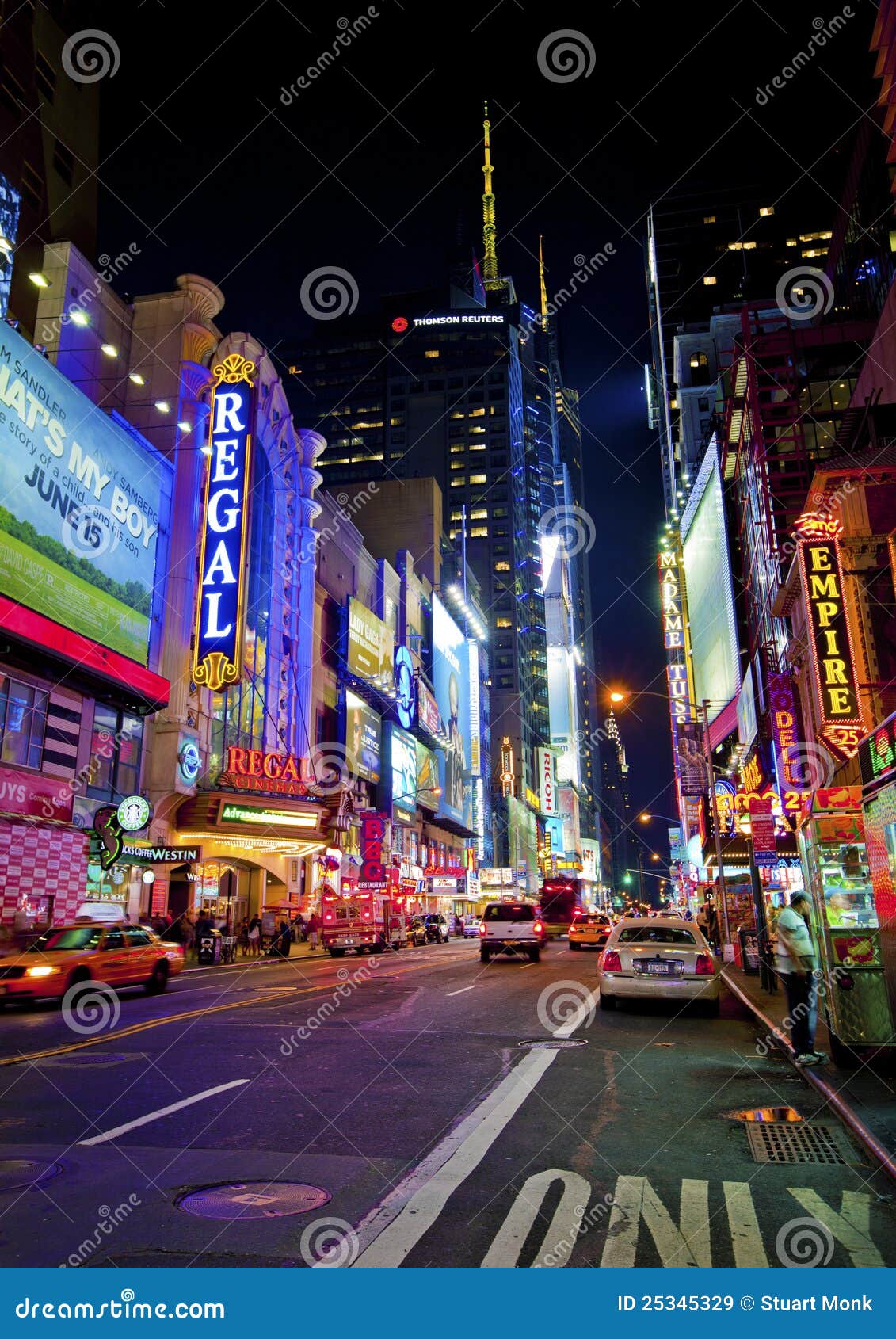Times Square editorial stock image. Image of beautiful - 25345329