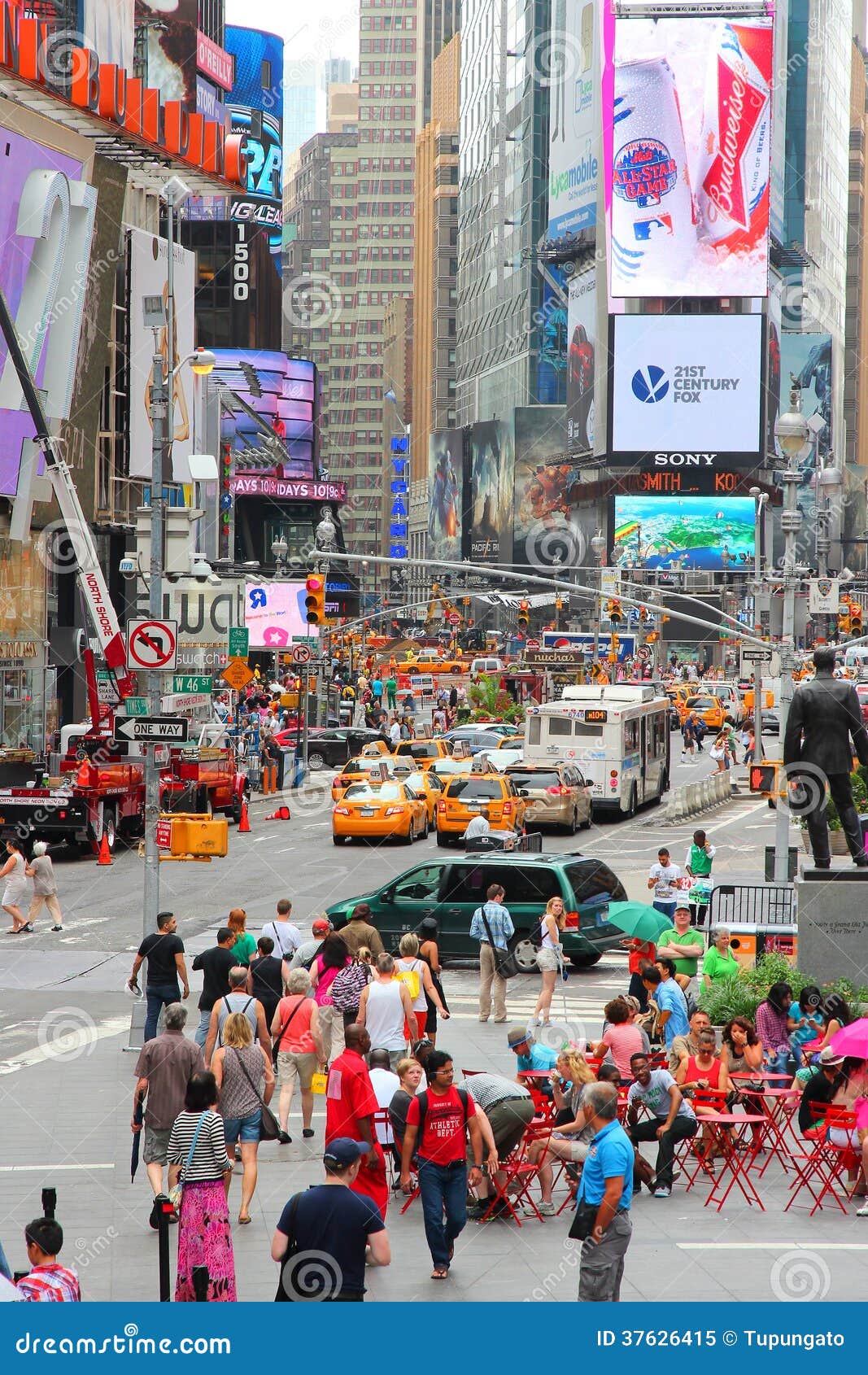 Times Square editorial image. Image of crowded, skyscrapers - 37626415