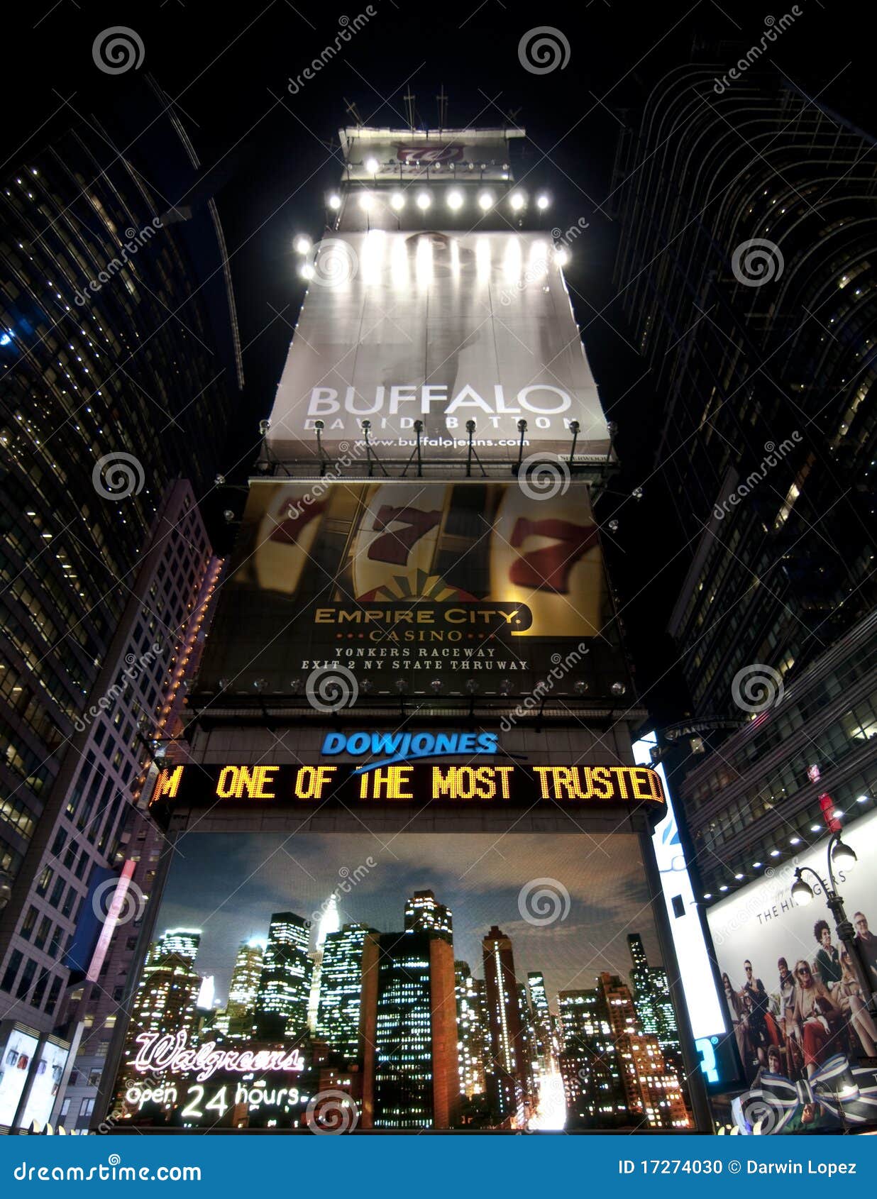 Times Square Billboards editorial image. Image of colorful - 17274030
