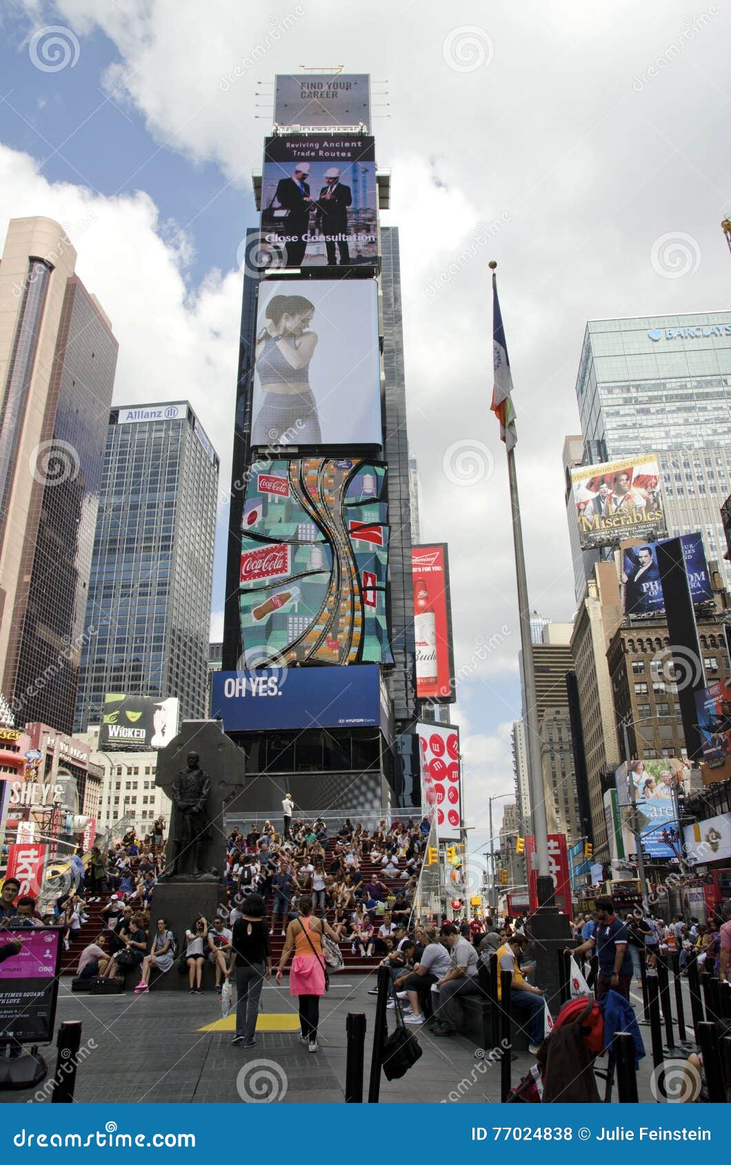 Times Square editorial stock photo. Image of city, urban - 77024838