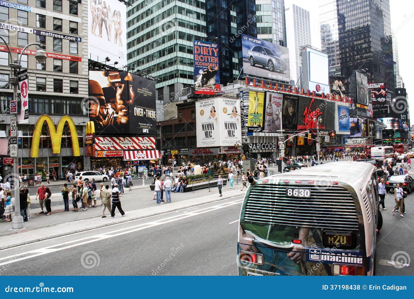 Times Square editorial stock photo. Image of crossroads - 37198438