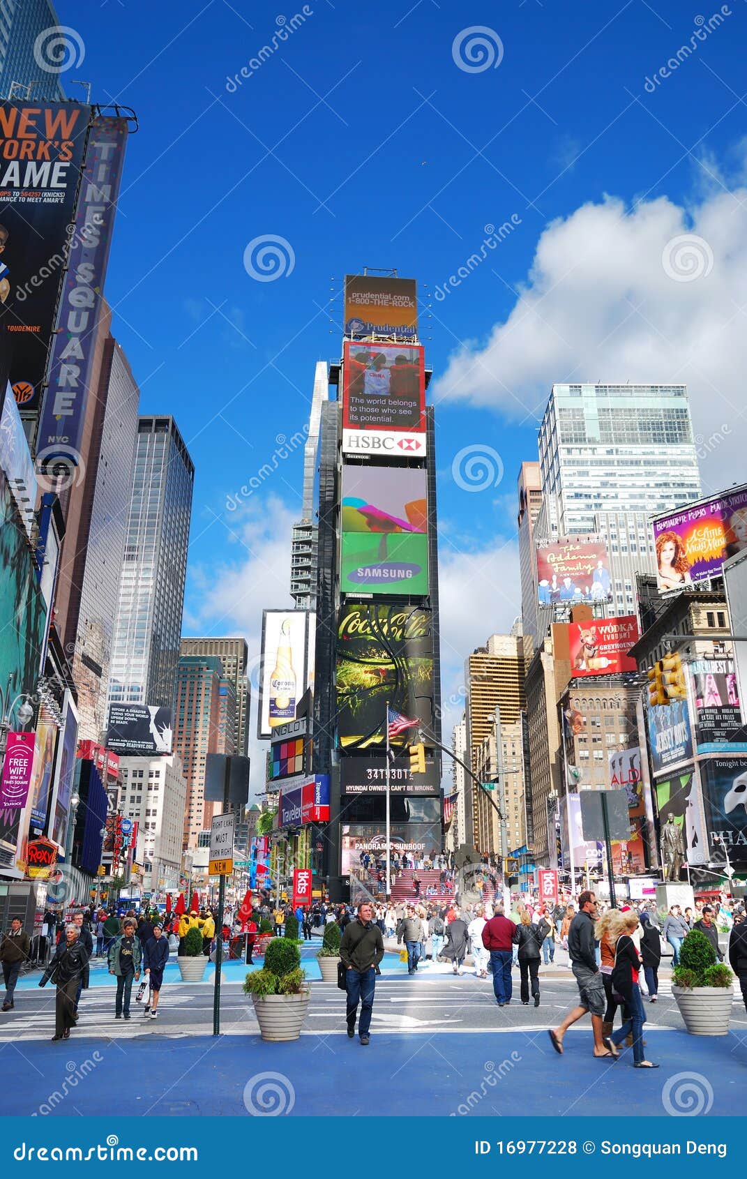 Times Square Di New York City Manhattan Fotografia Stock Editoriale ...