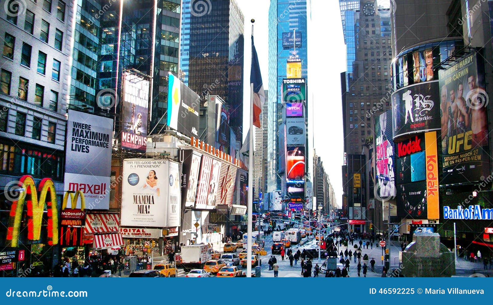 Times Square Do Centro New York Imagem Editorial - Imagem de ocupado ...