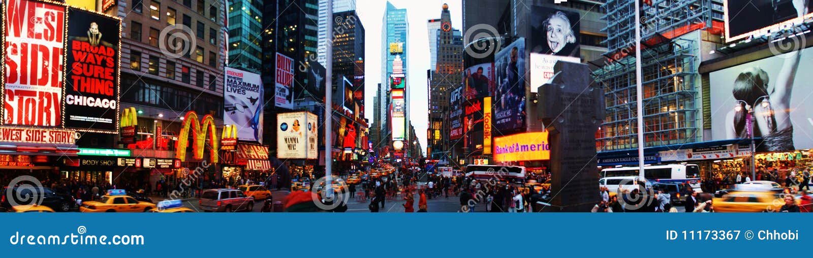 Times Square facing south editorial photography. Image of york - 11173367