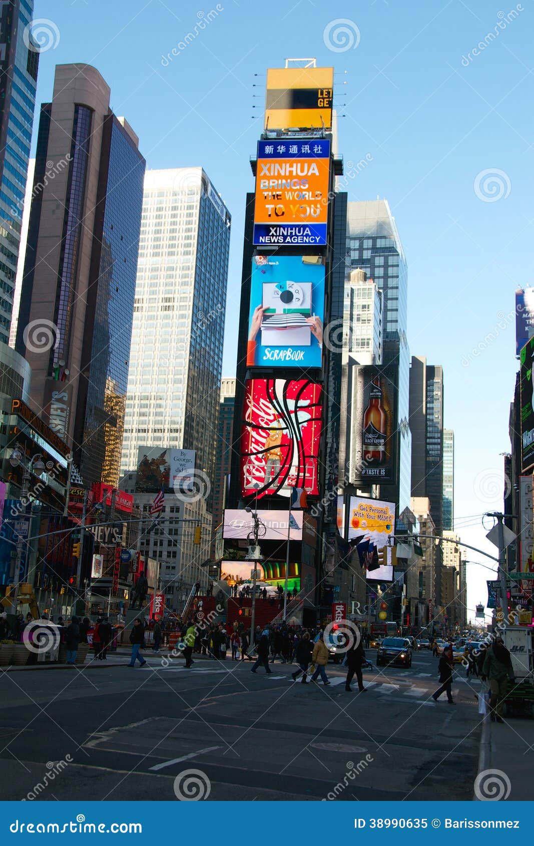 Times Square editorial image. Image of building, corporations - 38990635
