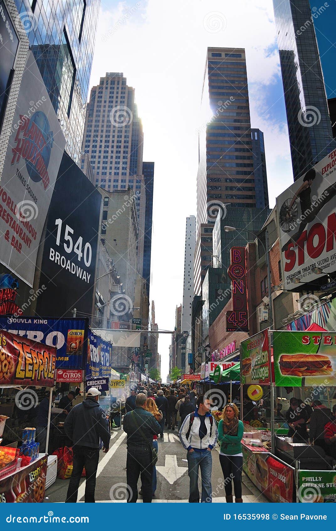 Times Square Festival editorial stock photo. Image of vendors - 16535998