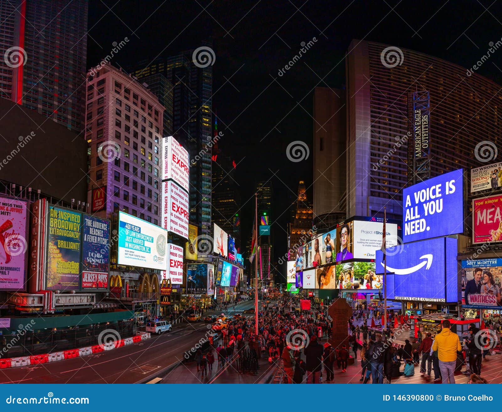 Times Square II editorial image. Image of square, city - 146390800