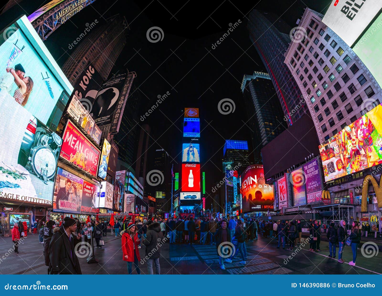 Times Square III editorial photo. Image of lights, colorful - 146390886