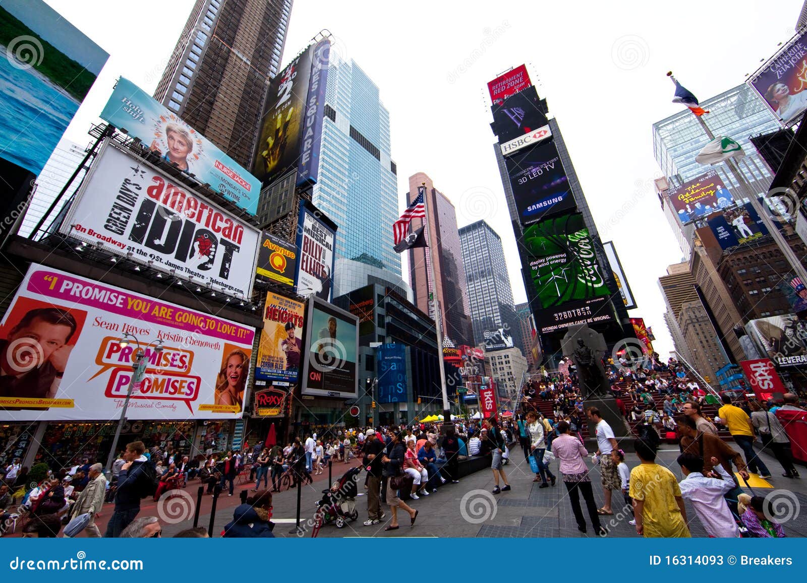 Times Square in Manhattan editorial stock photo. Image of america ...