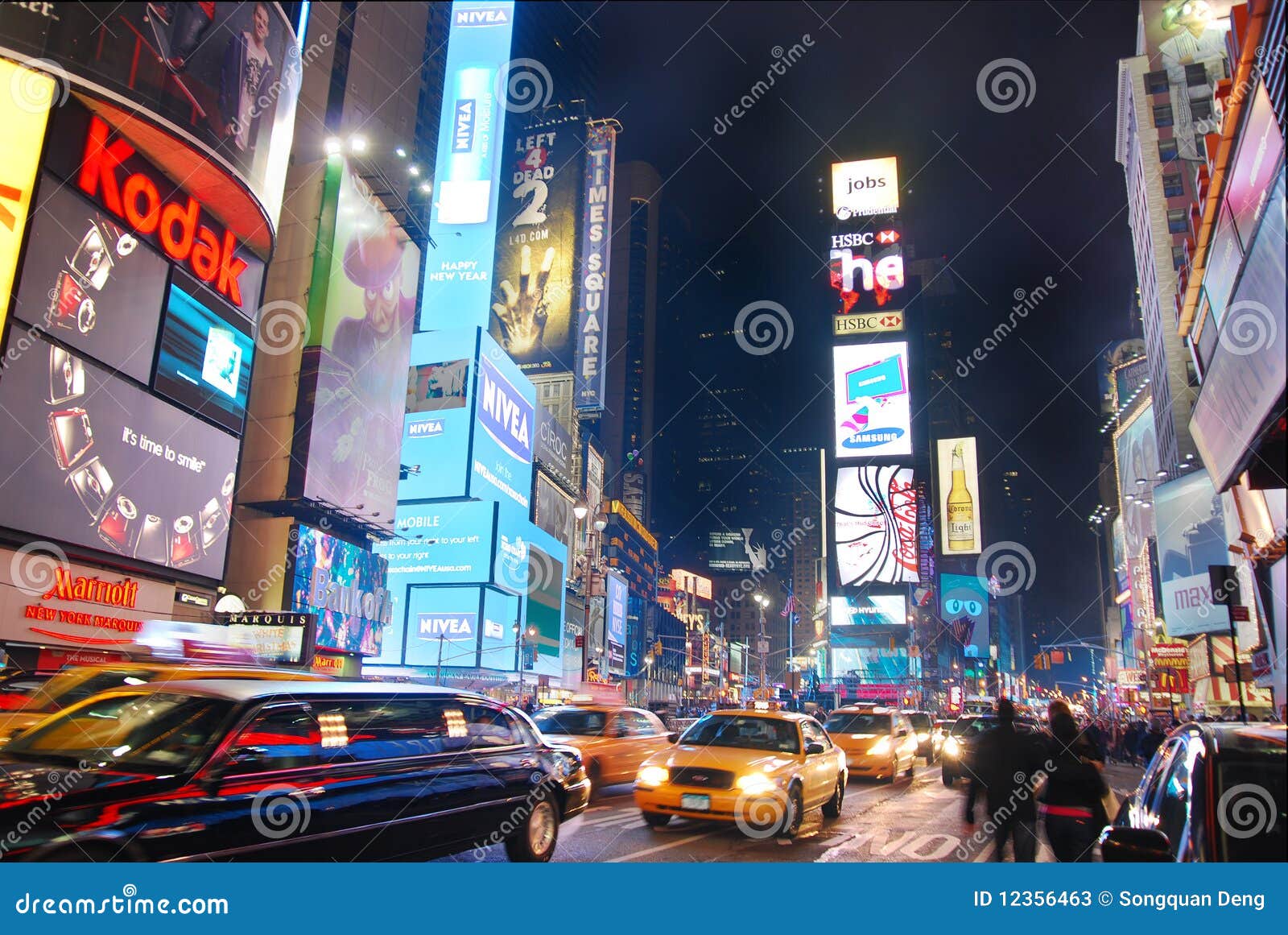 Times Square, Manhattan, New York City Editorial Stock Photo - Image of ...