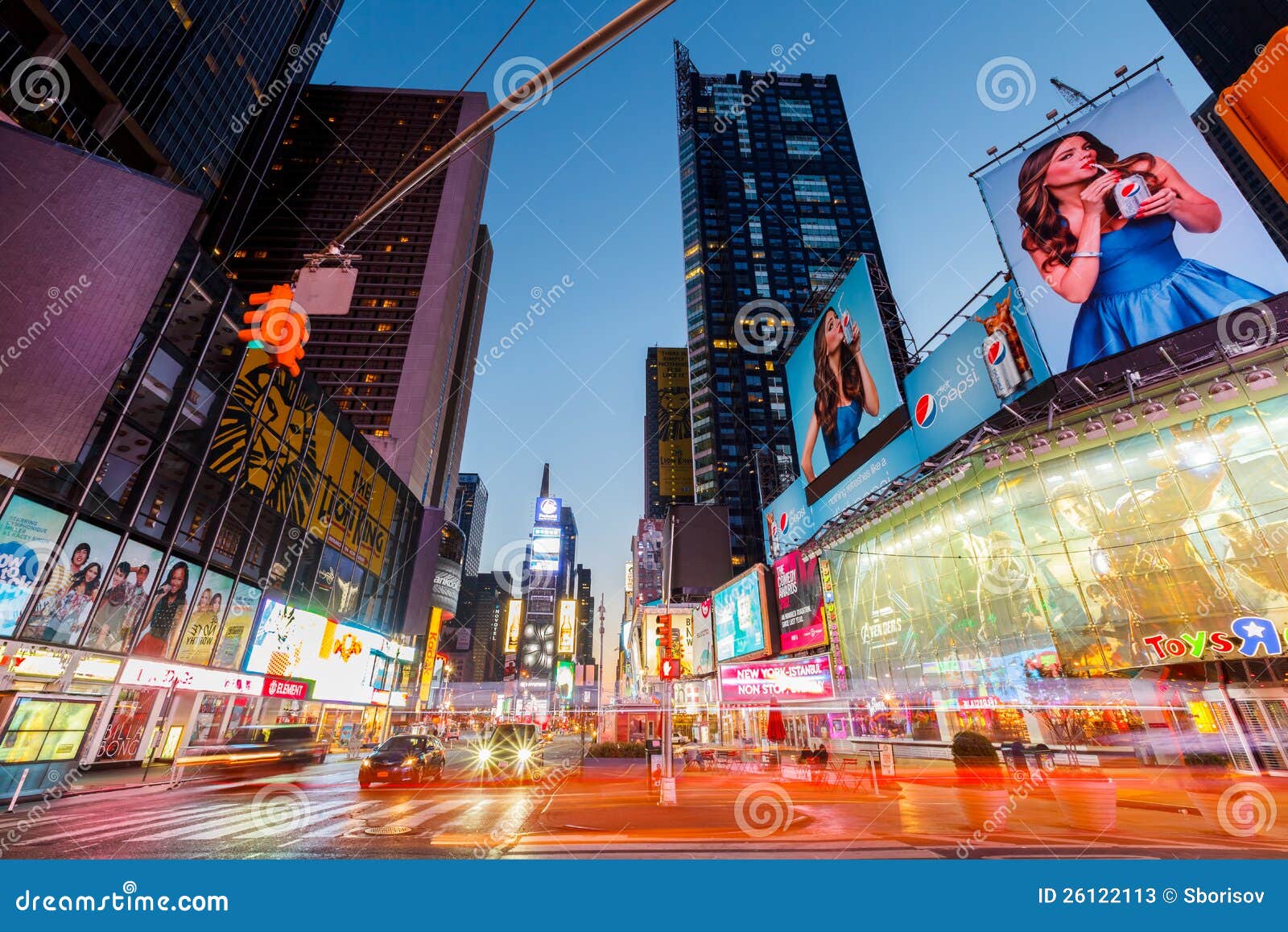 Times Square na noite foto de stock editorial. Imagem de broadway ...