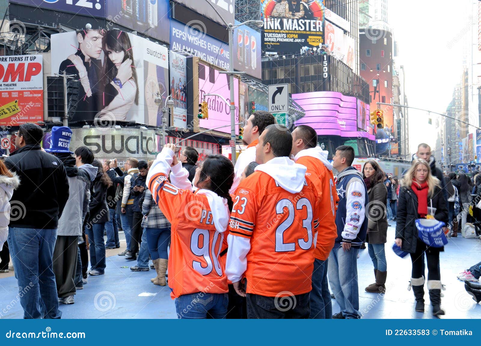 Times Square on New Year S Eve Editorial Stock Photo - Image of ...