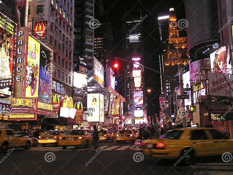 Times Square of New York editorial stock photo. Image of metropolis ...