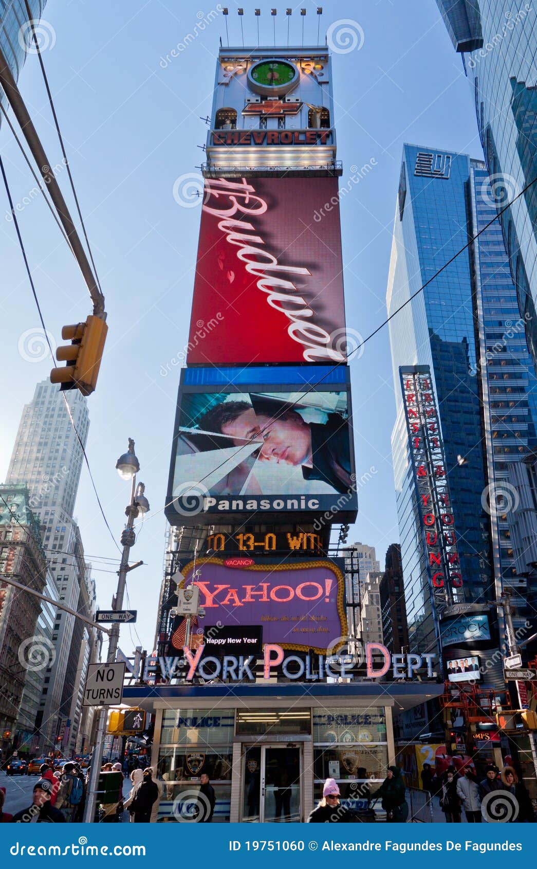 Times Square New York City editorial image. Image of billboards - 19751060