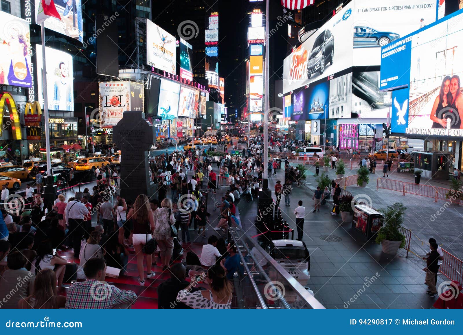 Times Square, New York City Fotografia Editoriale - Immagine di svago ...