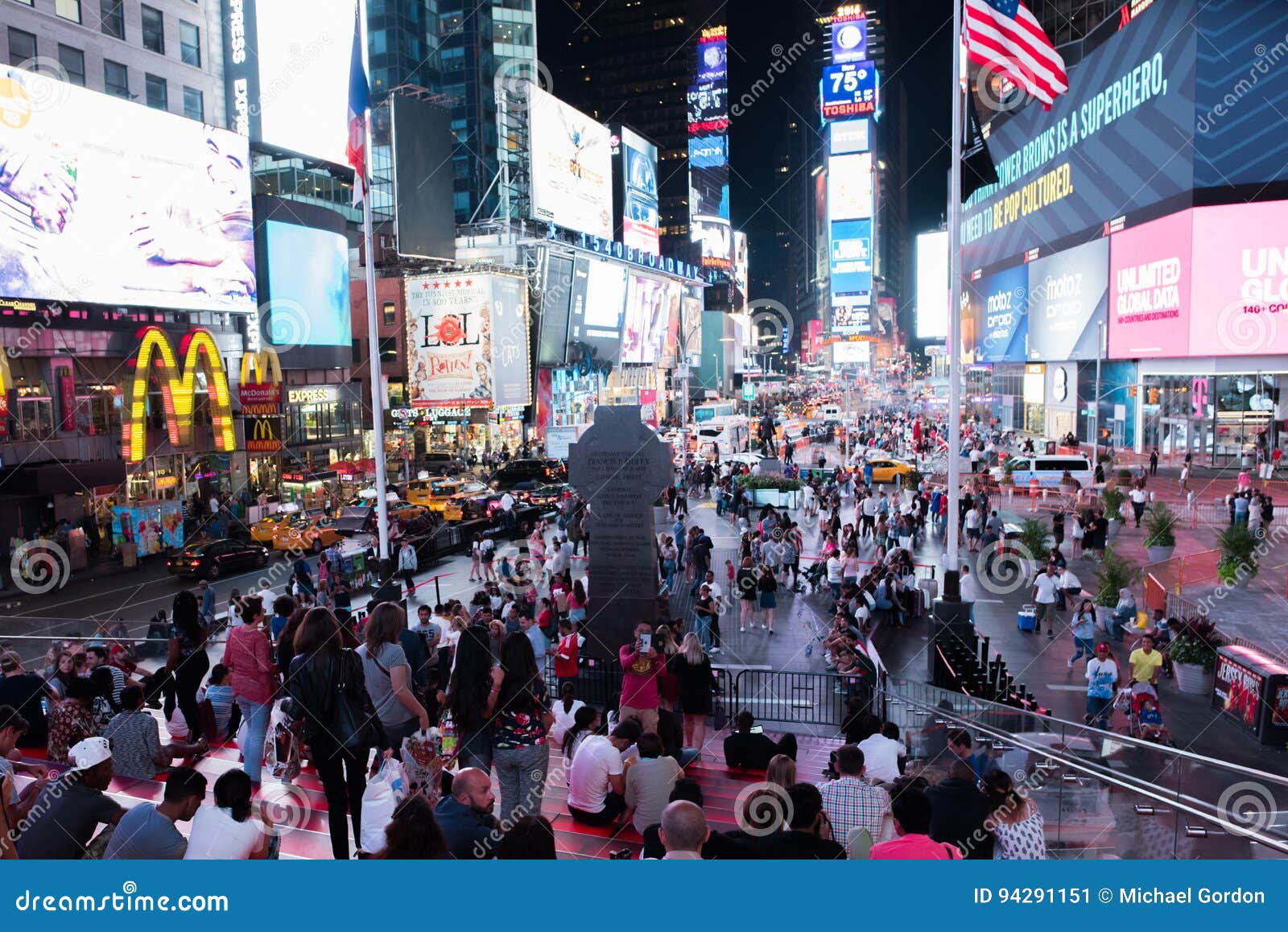 Times Square, New York City Fotografia Editoriale - Immagine di più ...