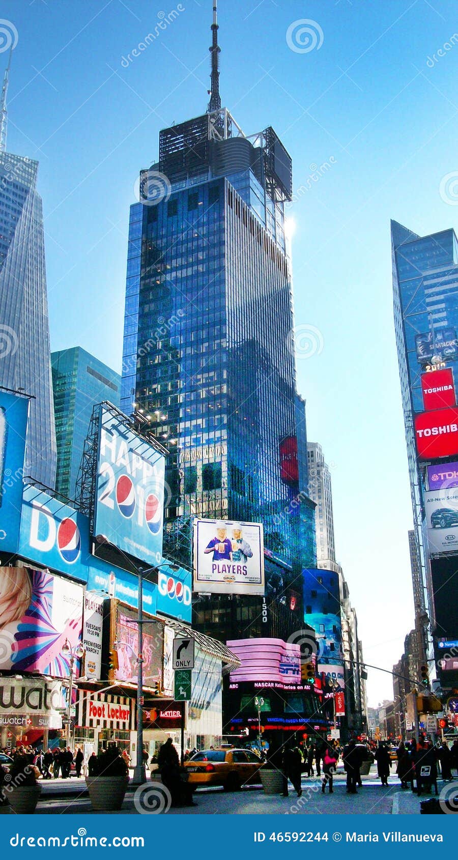 Times Square New York City editorial stock image. Image of times - 46592244