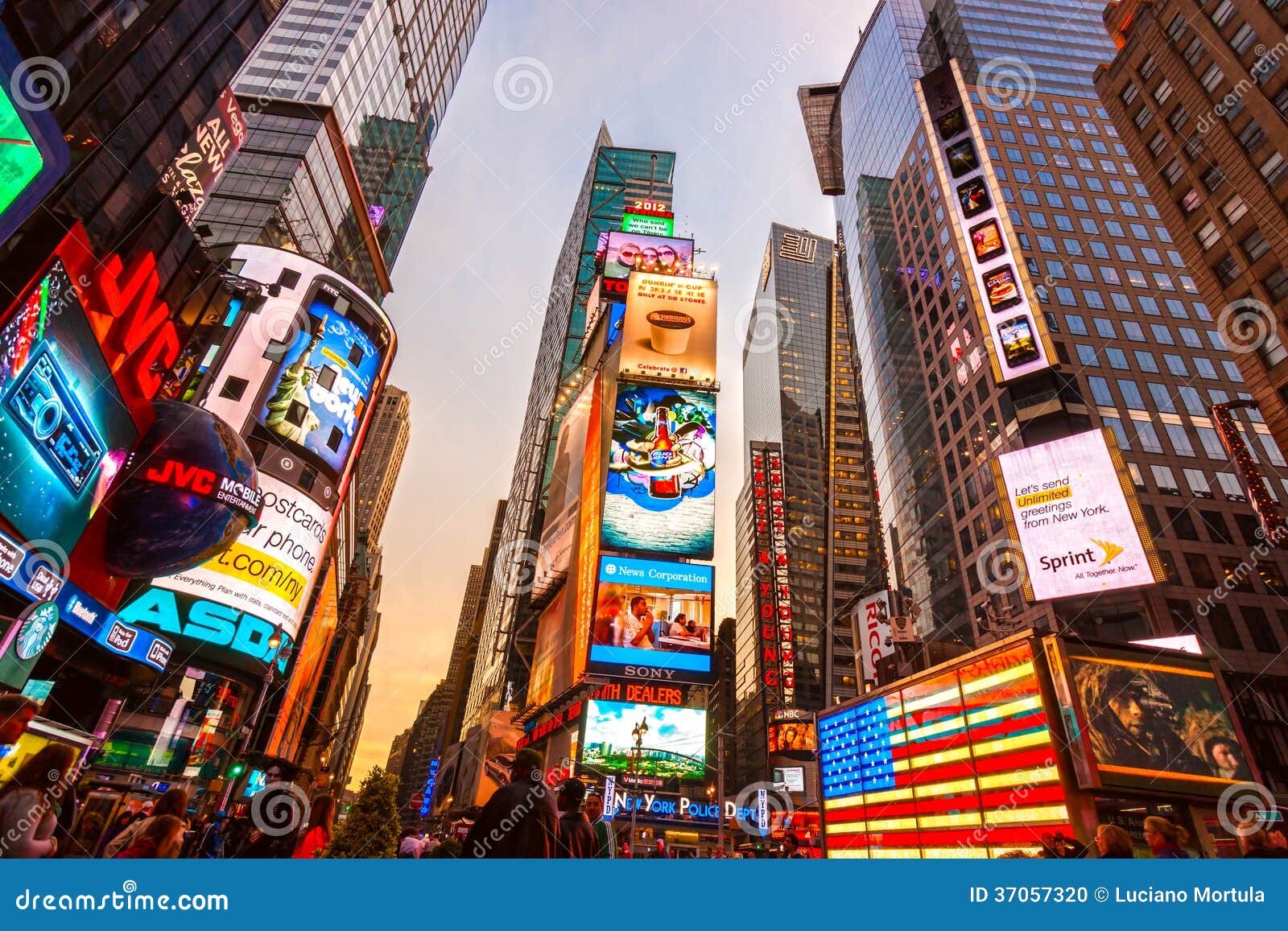 Times Square, New York, U.S.a. Immagine Editoriale - Immagine di bello ...