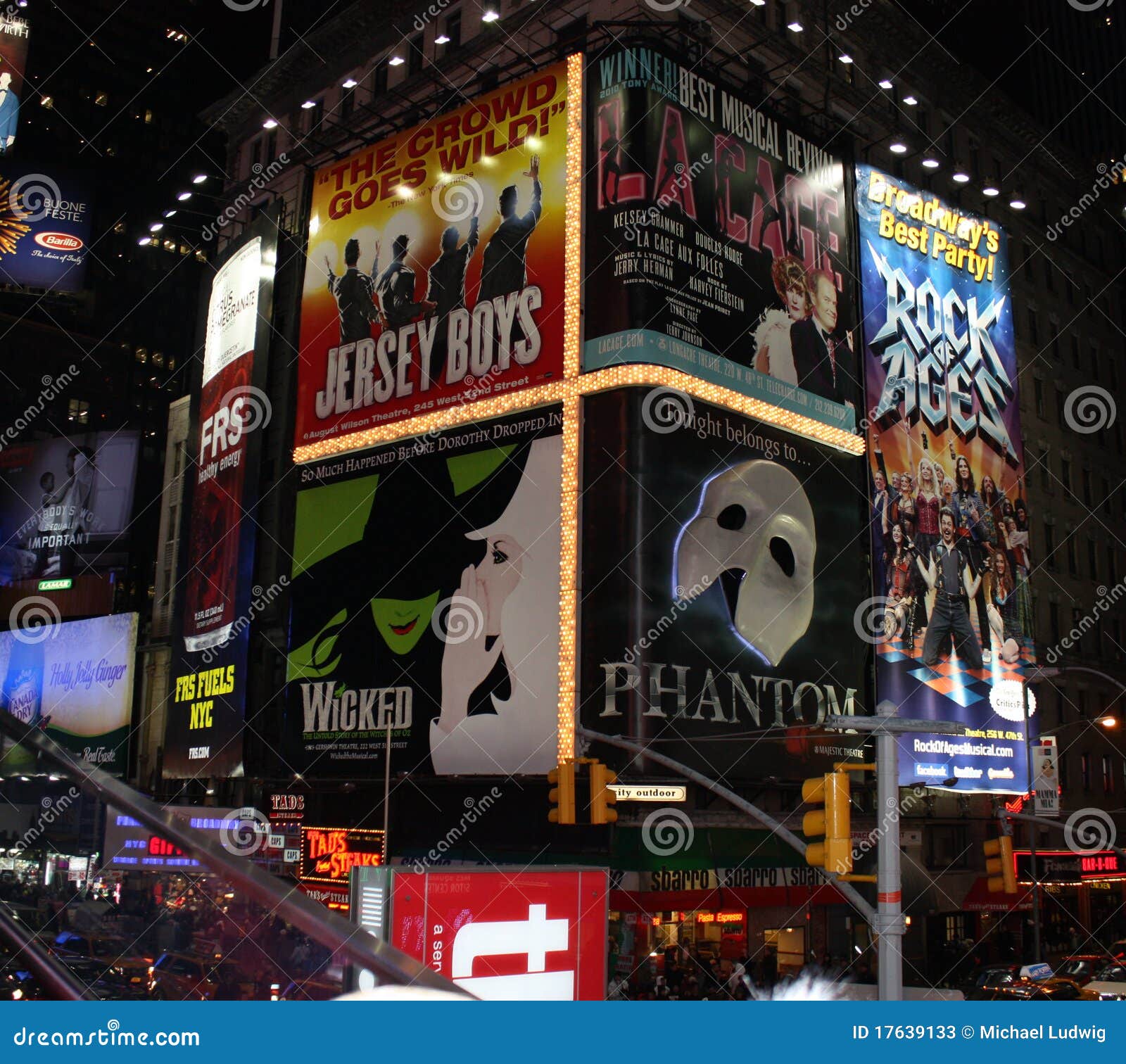 Times Square in NYC editorial stock photo. Image of cars - 17639133