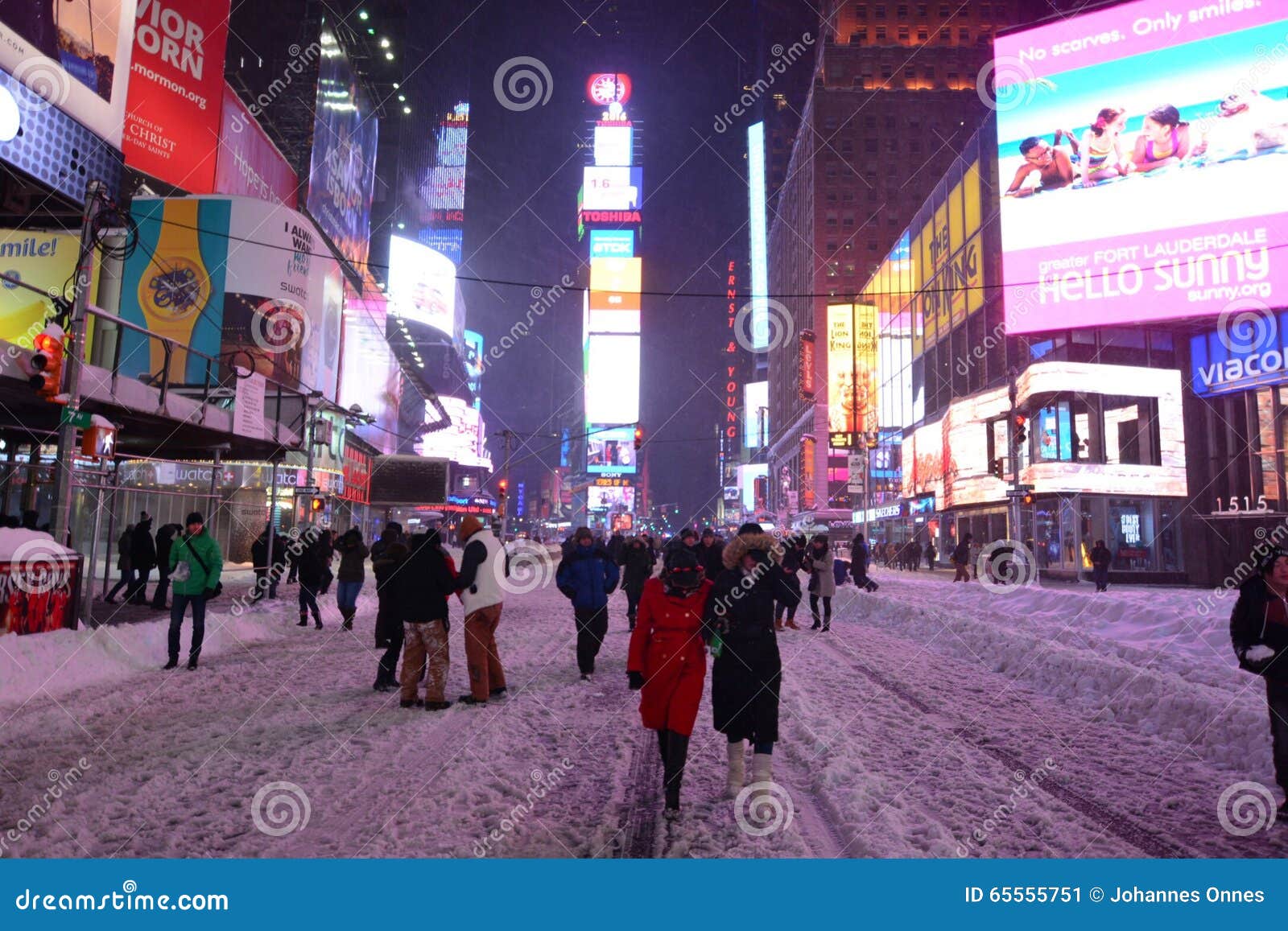Square Snow Falling On Homes With Sweeping View Of Valley And Towering ...