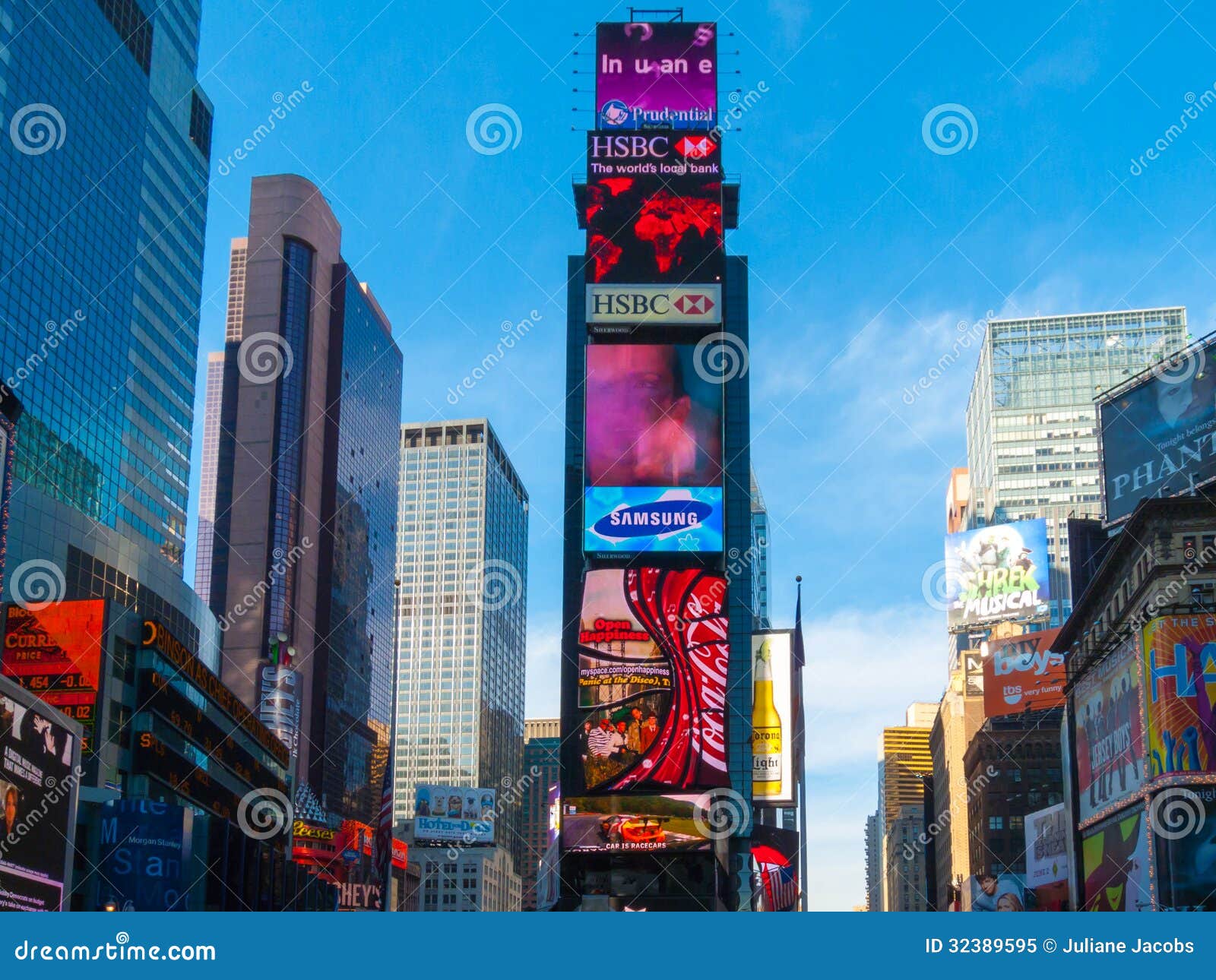 Times Square editorial image. Image of building, landmark - 32389595