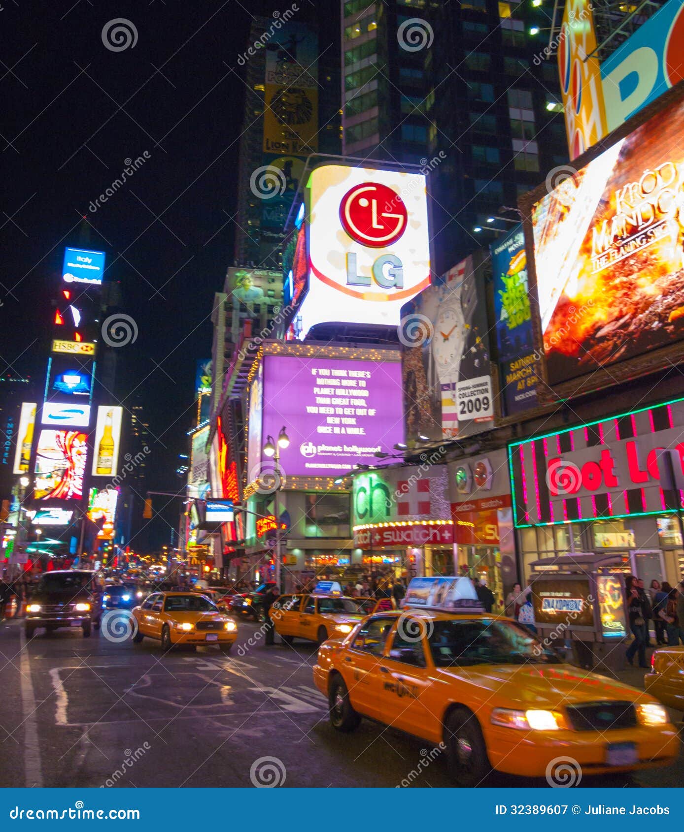 Times Square editorial photography. Image of advertising - 32389607