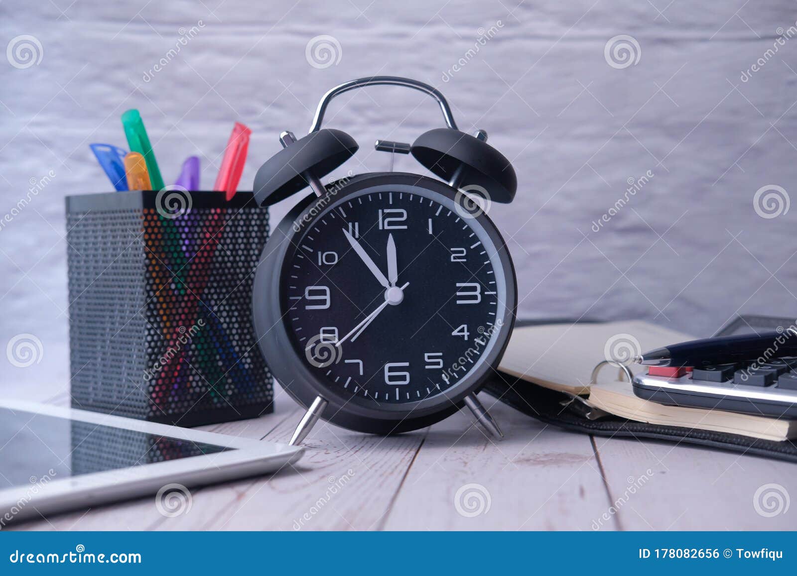 Times To Working in the Morning Stock Photo - Image of office, portable ...
