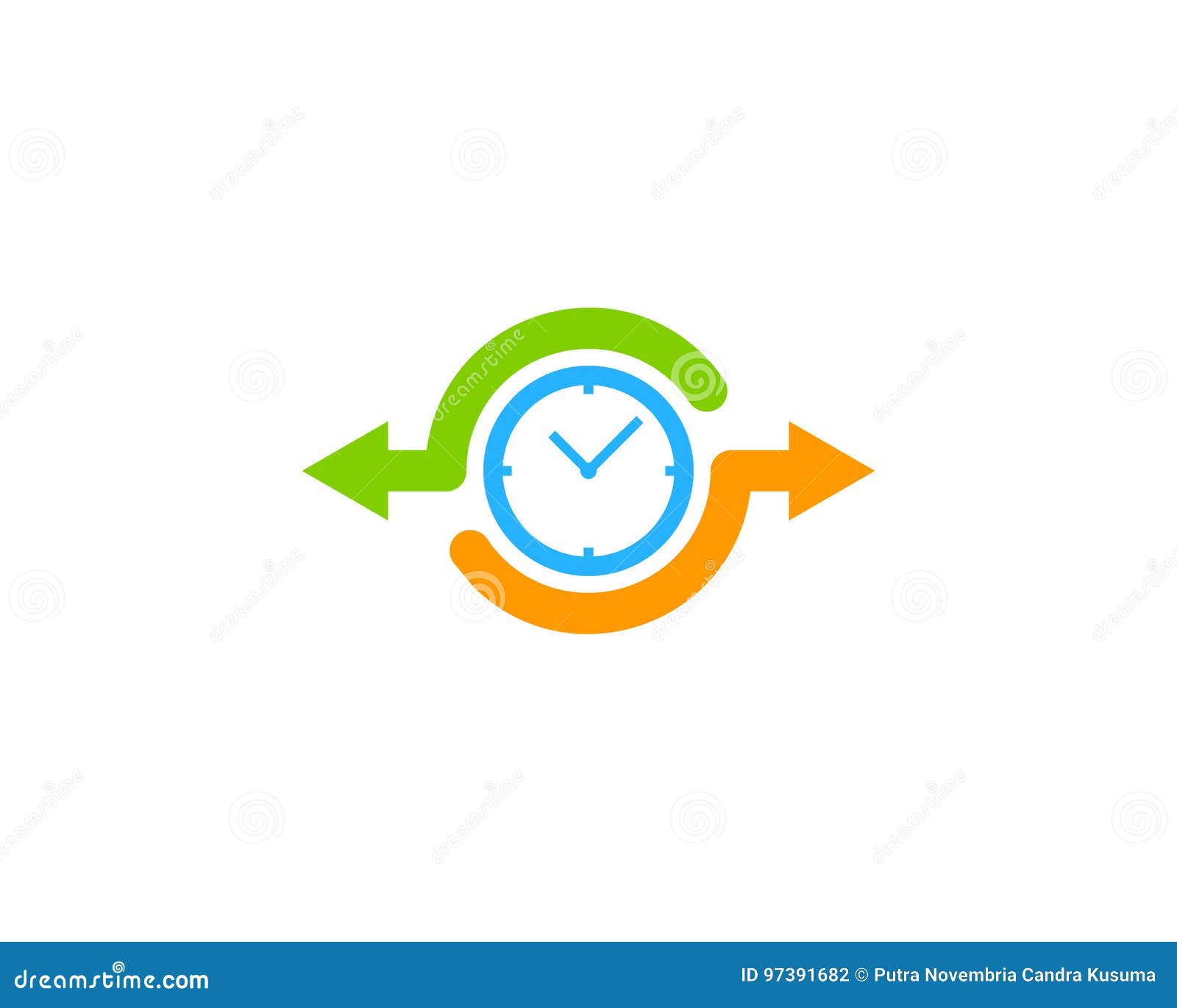 Timeshare Symbolen Logo Design Element Vektor Illustrationer ...