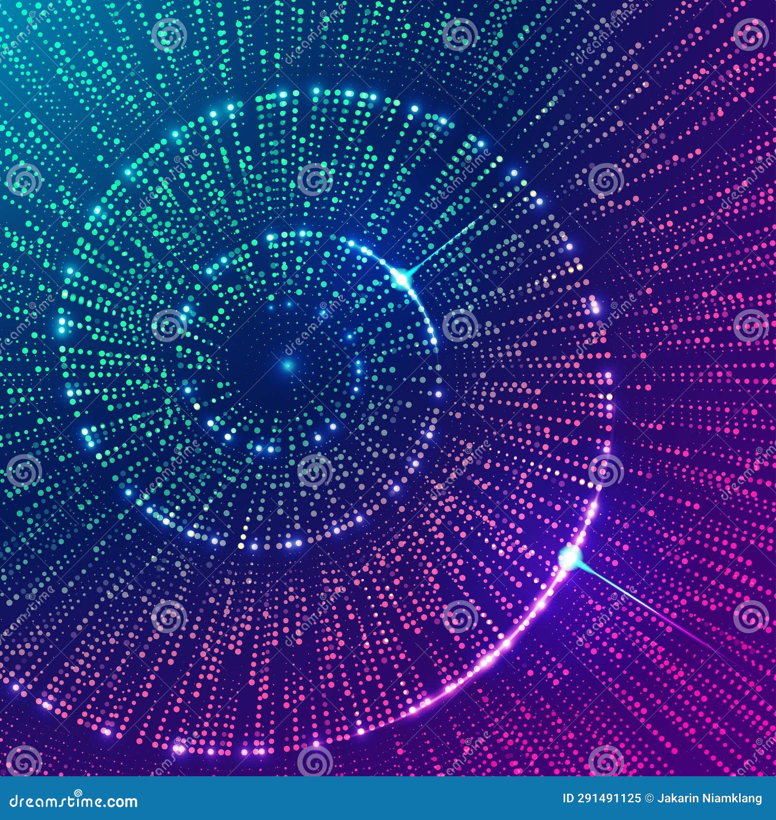 TimeSpace stock vector. Illustration of data, spiral - 291491125