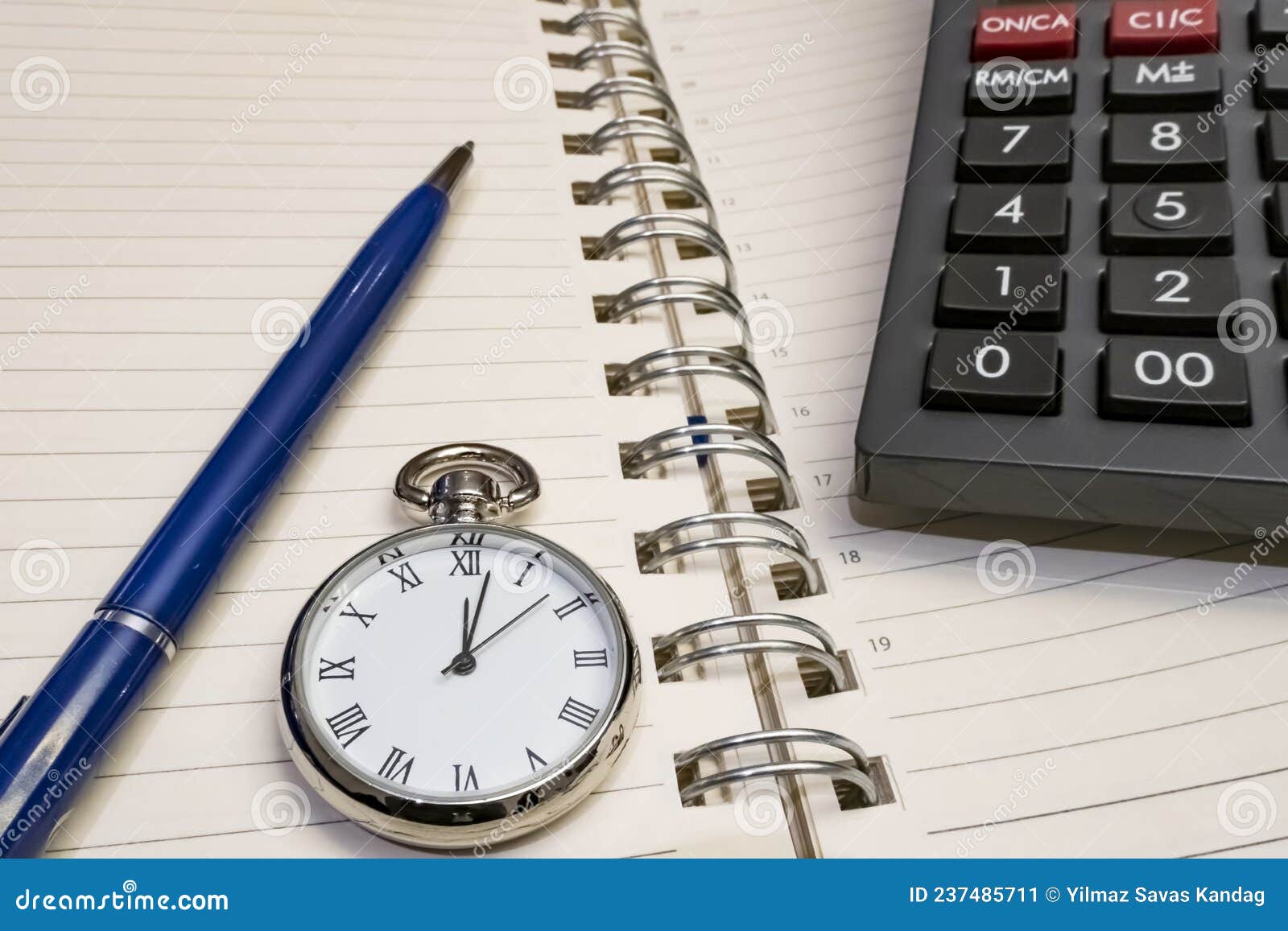 Timetable for business. stock image. Image of archive - 237485711