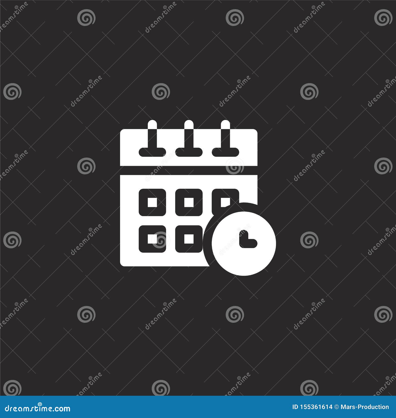 Timetable Icon. Filled Timetable Icon for Website Design and Mobile ...