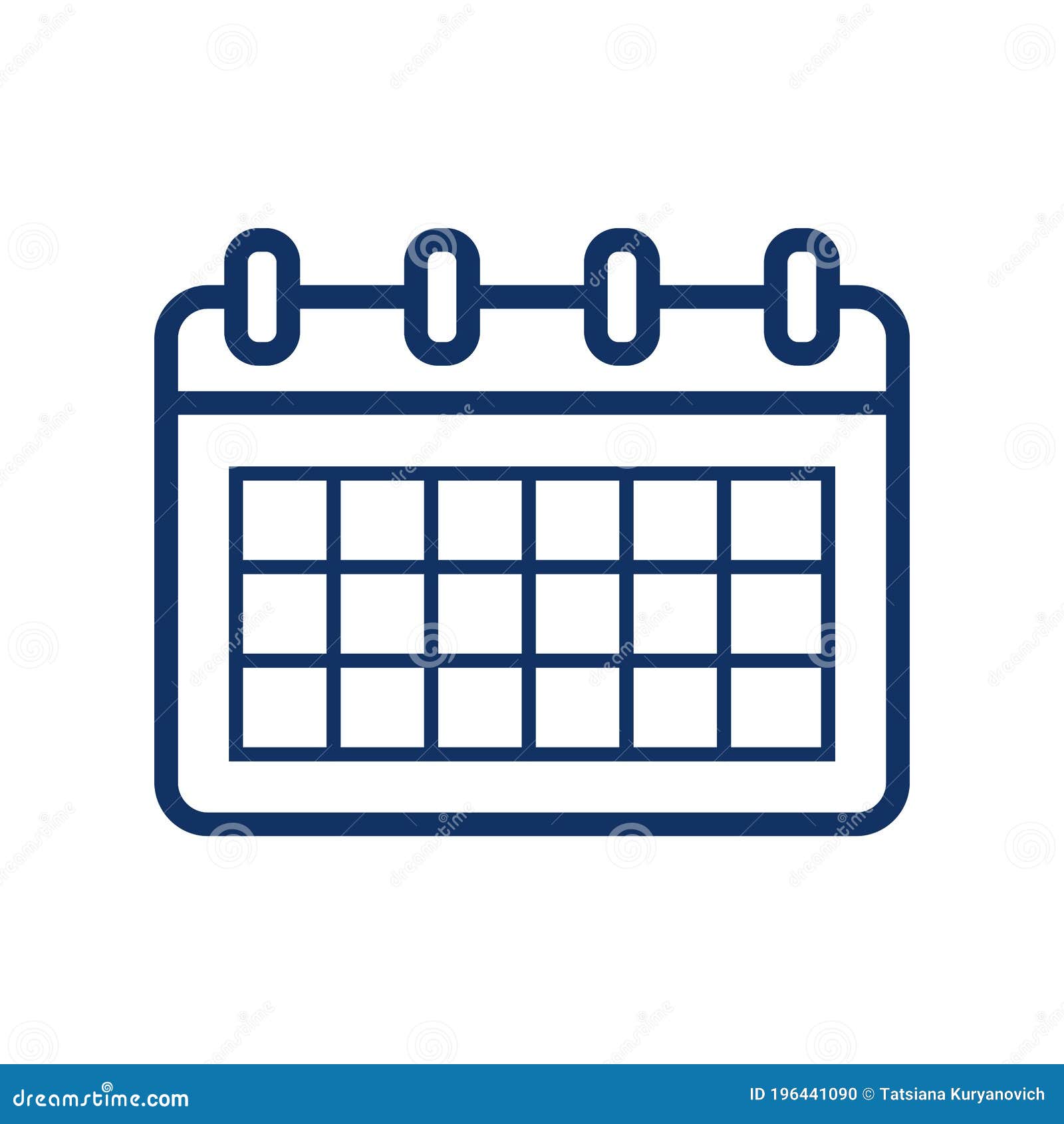 Timetable Icon, Vector Illustration Stock Vector - Illustration of ...