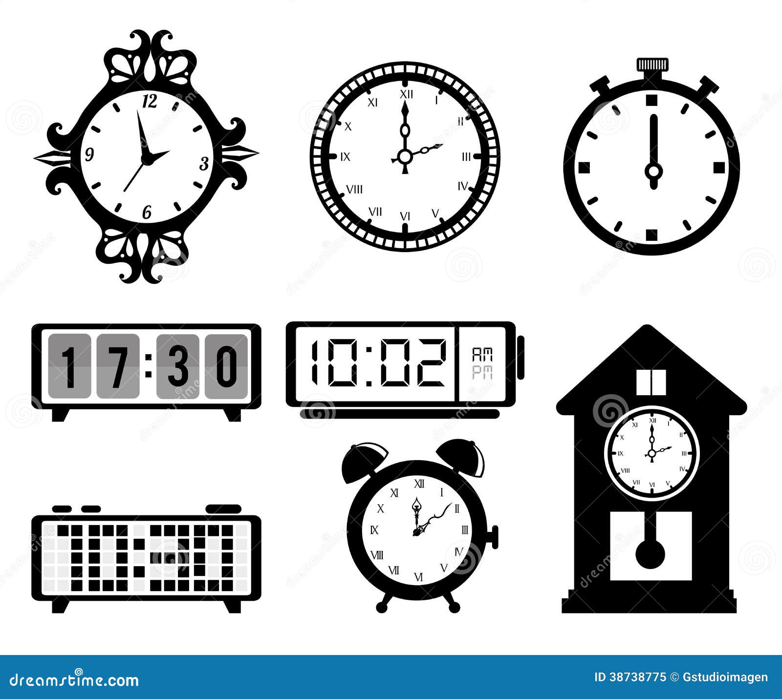 Timewatch design stock vector. Illustration of progress - 38738775