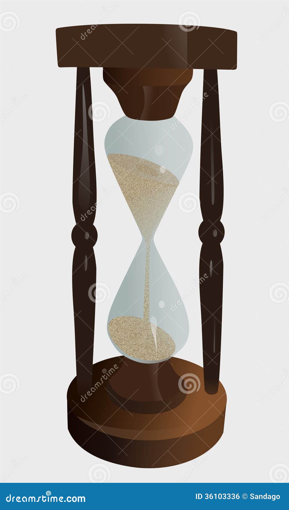 Timglas vektor illustrationer. Illustration av klocka - 36103336