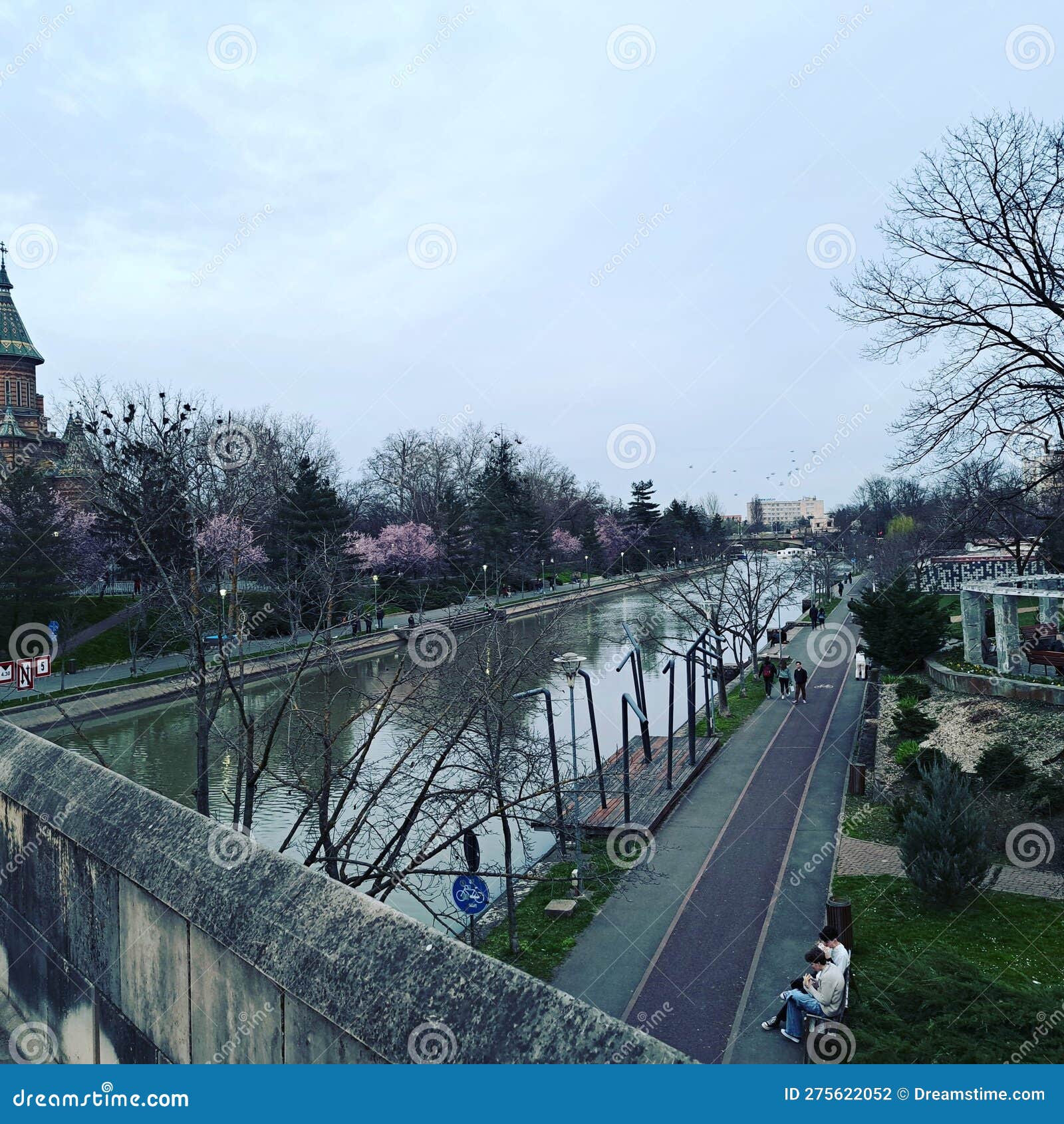 Bega Waterway Timisoara, Romania. Steamers And Flags Editorial Photo ...