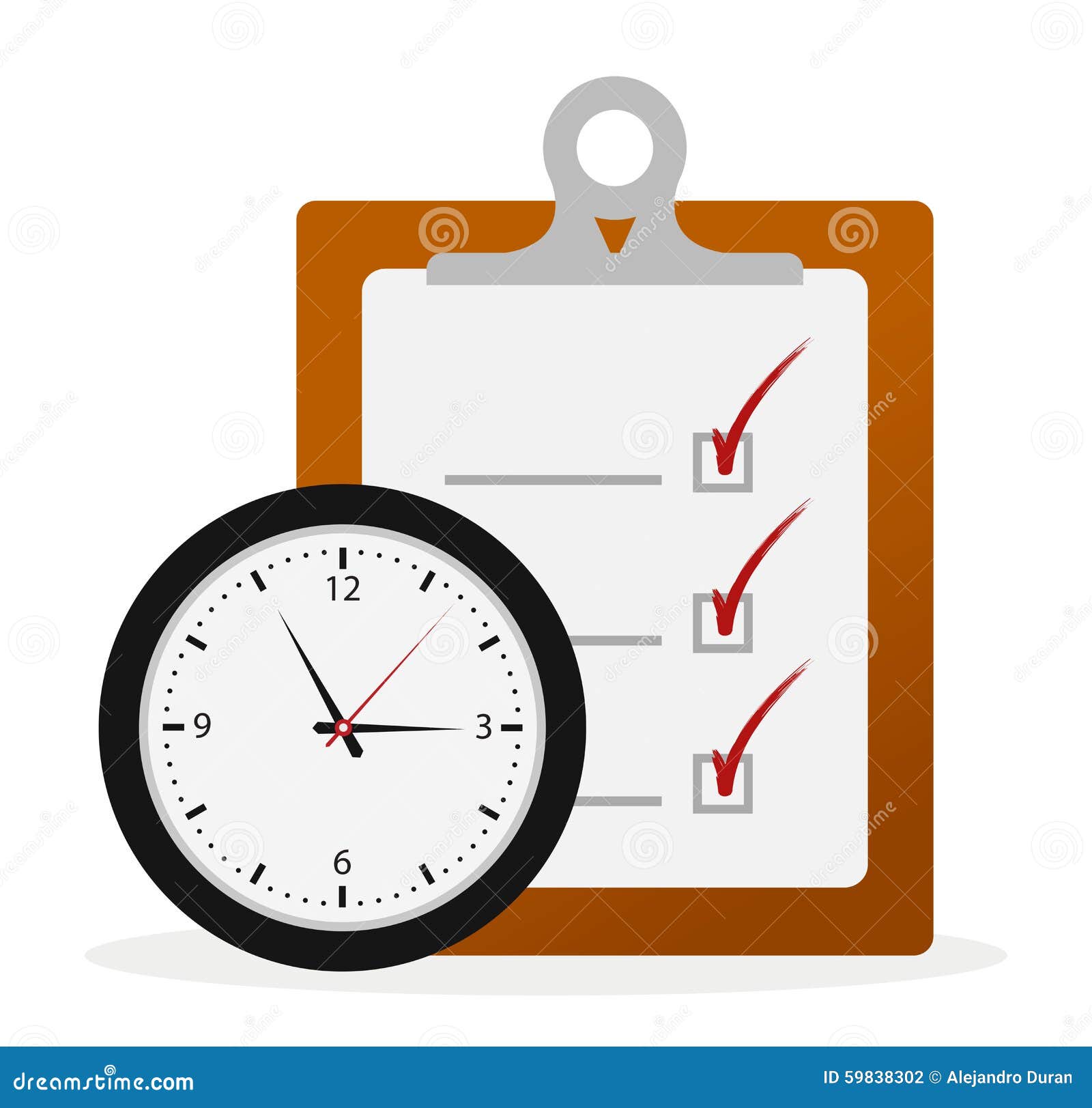 Timing Concept stock vector. Illustration of deadline - 59838302