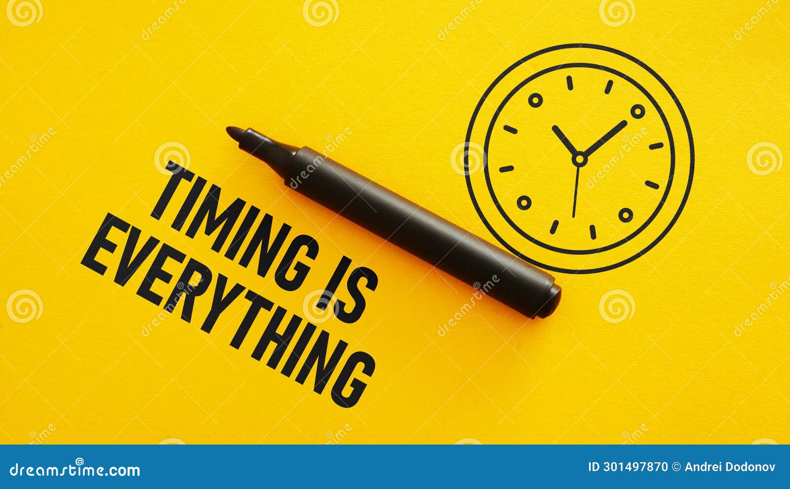Timing is Everything is Shown Using the Text and Picture of Clock Stock ... Timing is Everything is Shown Using the Text and Picture of Clock Stock ...