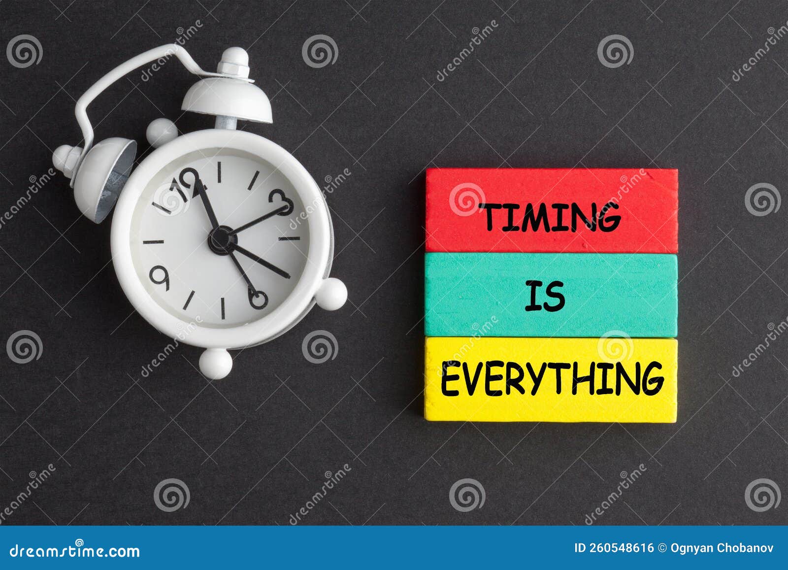 Timing is Everything stock photo. Image of destiny, importance - 260548616