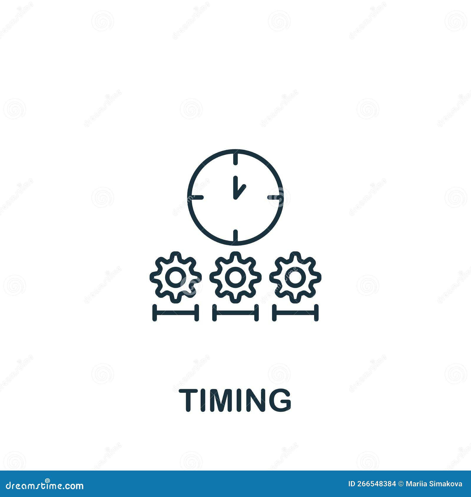 Timing Icon. Monochrome Simple Time Management Icon for Templates, Web ...