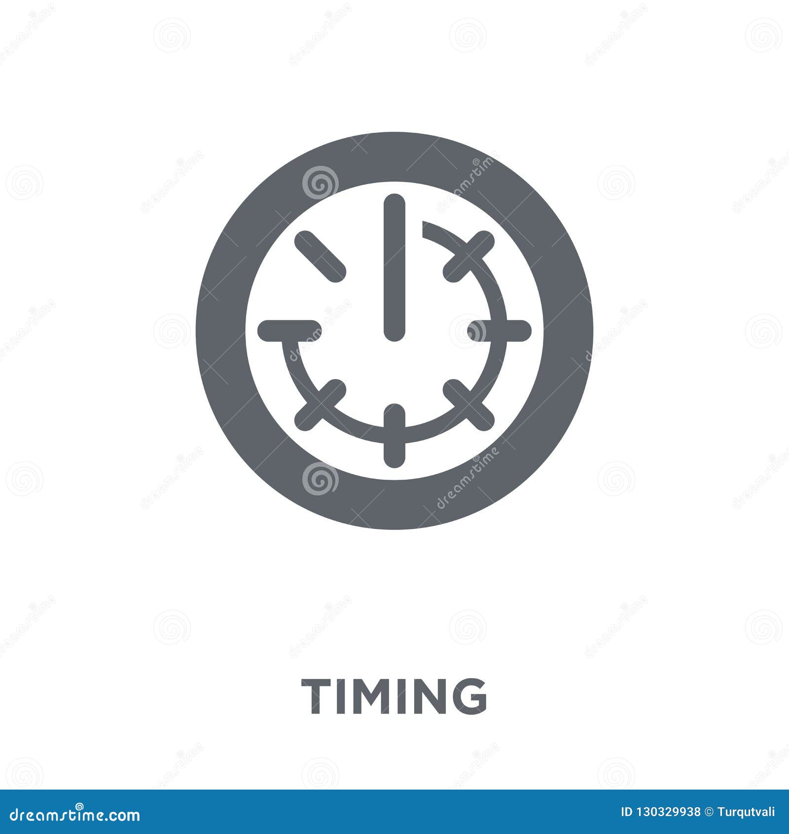 Timing Icon from Time Managemnet Collection. Stock Vector ...