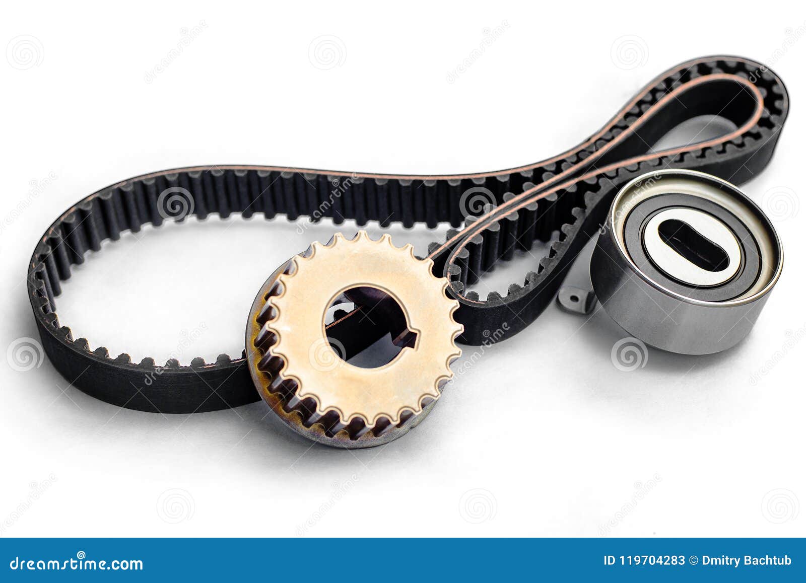 Timing kit car engine stock image. Image of gear, replacement - 119704283