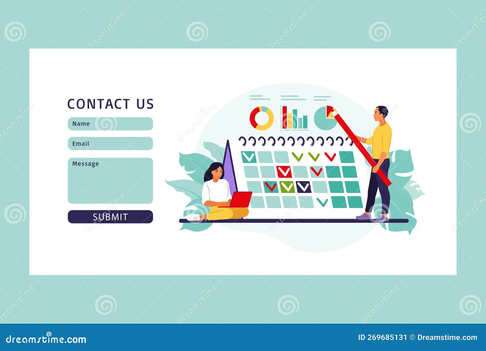 Timing And Project Scheduling. Contact Us Form. Concept Of Time ...