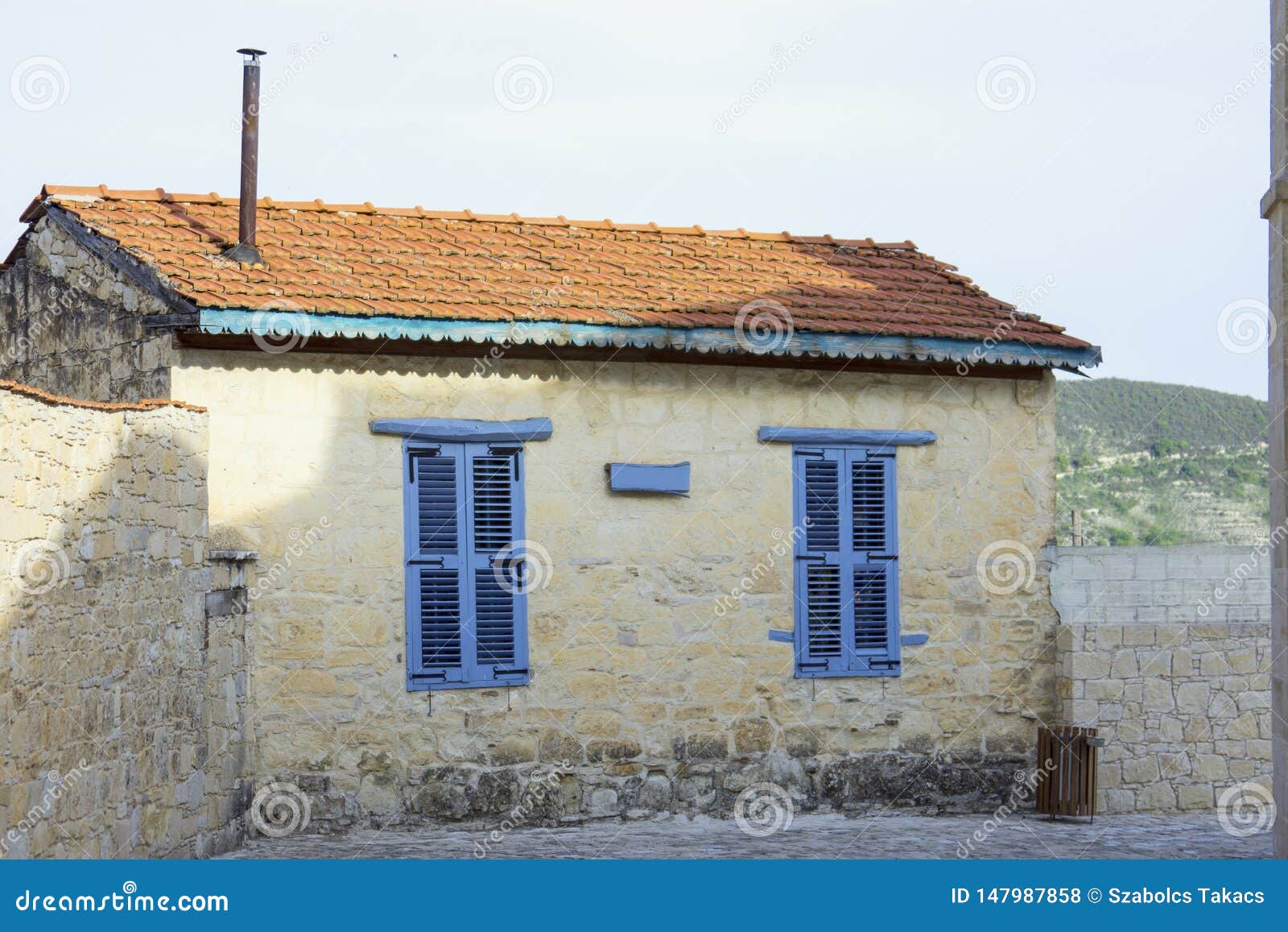 Timios Stavros Monastery in Cyprus Stock Photo - Image of structure ...