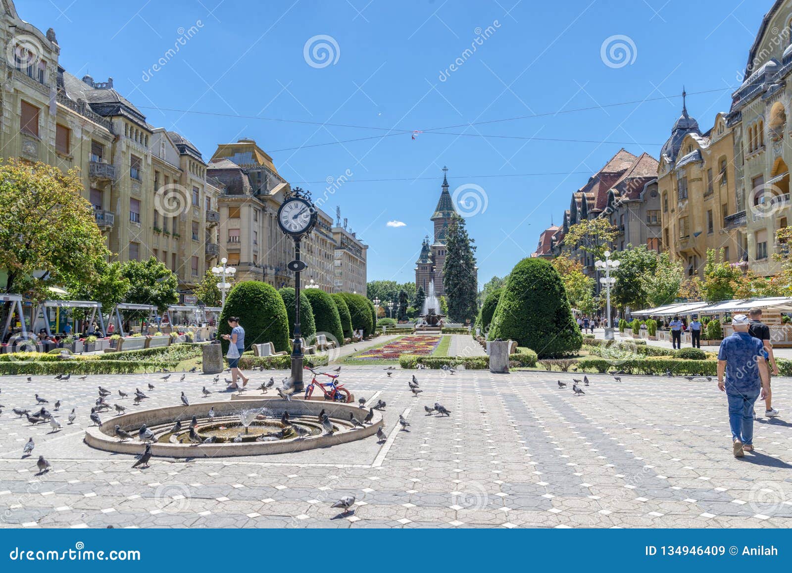 Timisoara Beautiful Town in Romania Editorial Stock Image - Image of ...