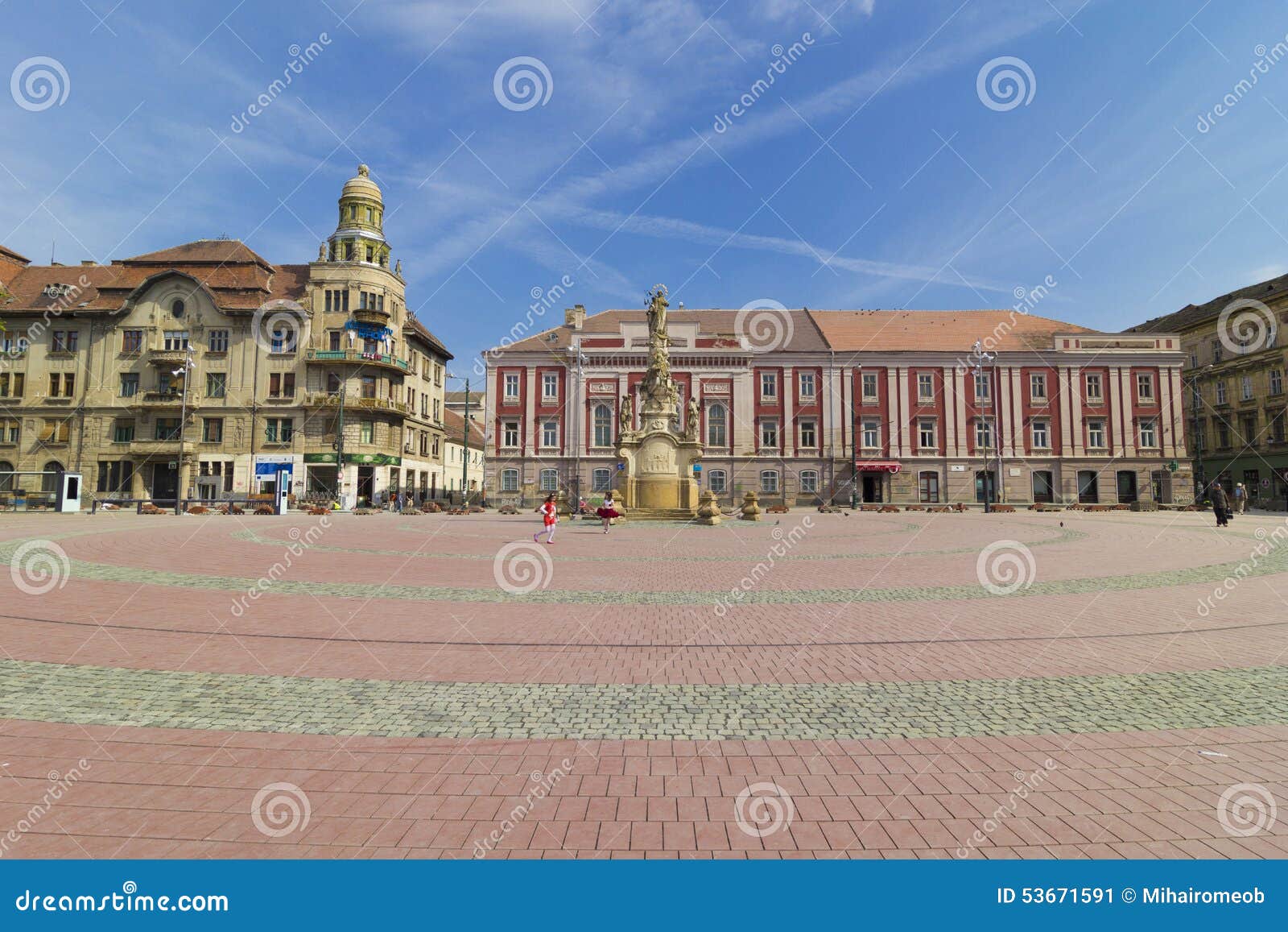 Timisoara the Liberty Square Editorial Photo - Image of sightseeing ...